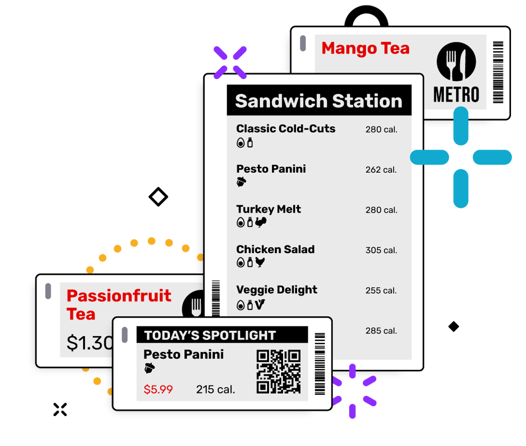 How digital labels make foodservice operations more sustainable