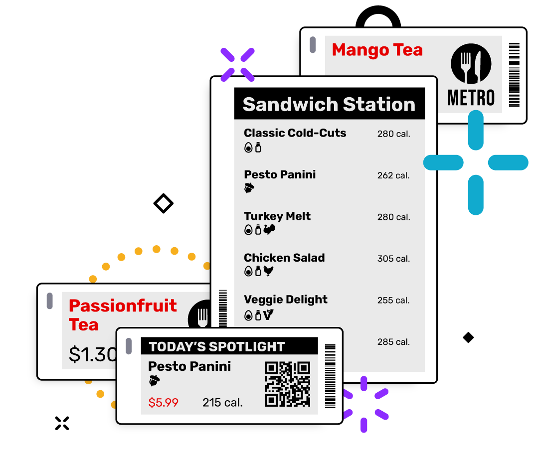 How digital labels make foodservice operations more sustainable