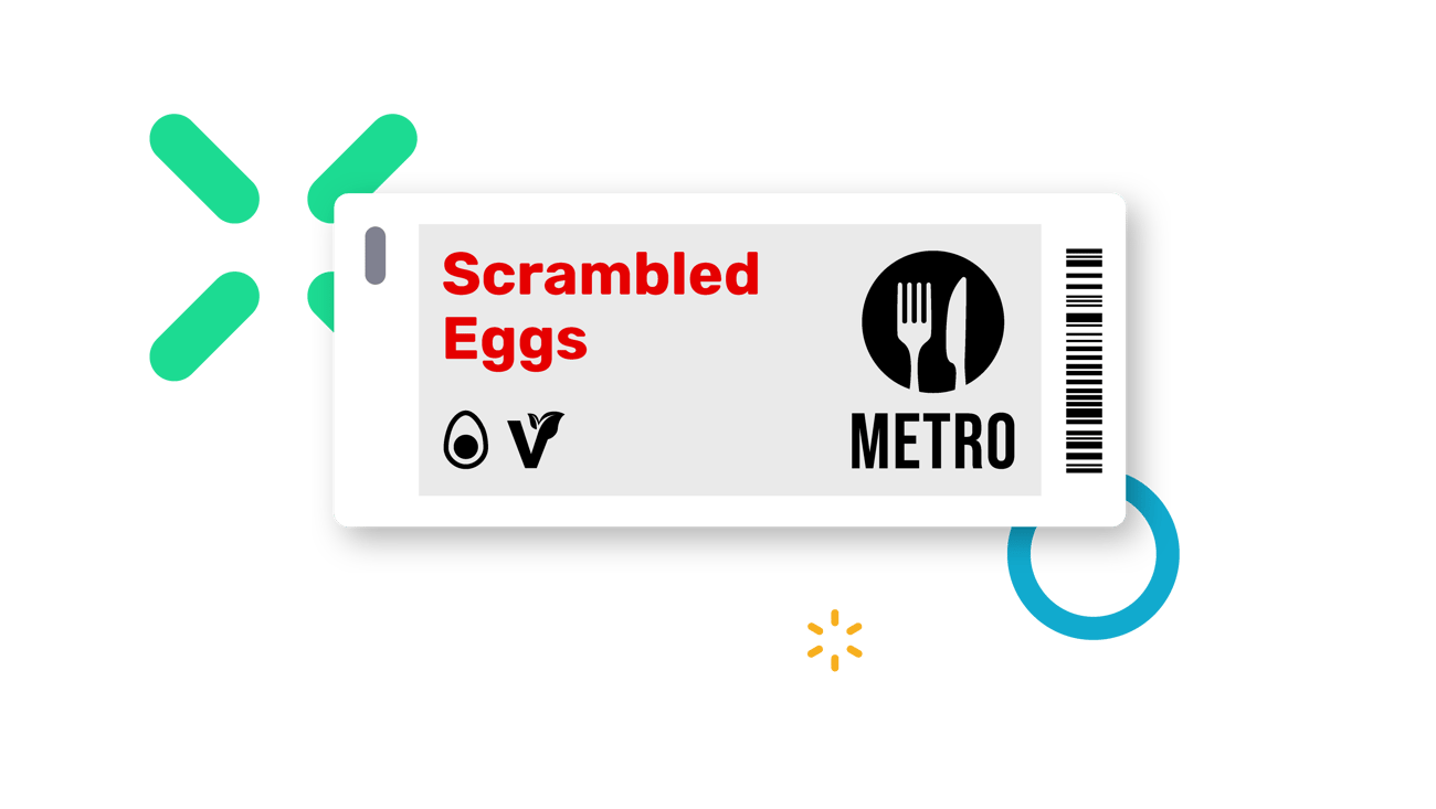 4 ways to use digital labels in higher ed foodservice