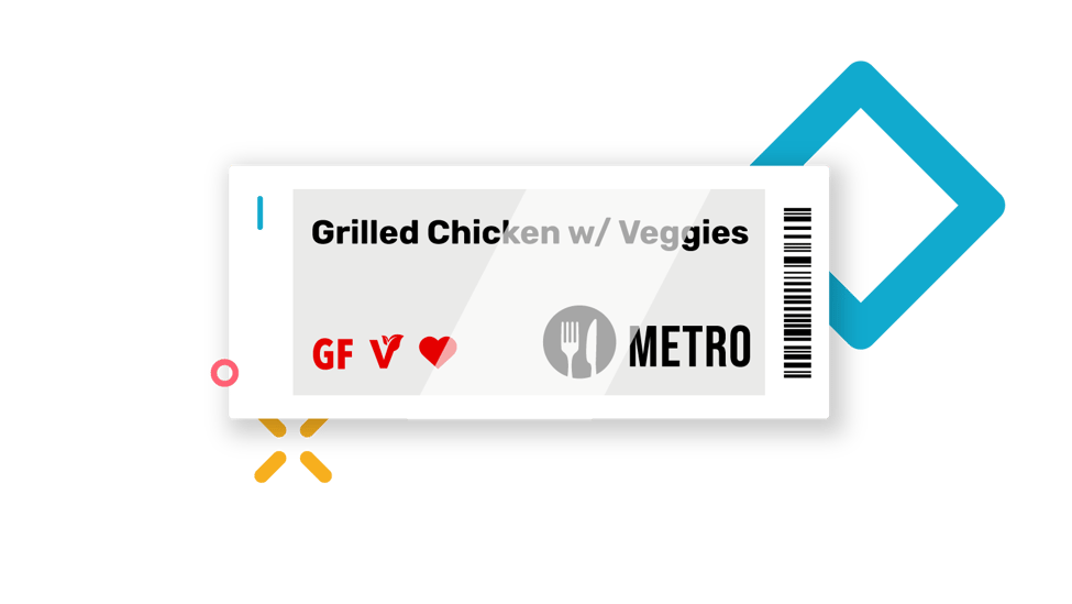 How to use digital labels in your healthcare foodservice operation