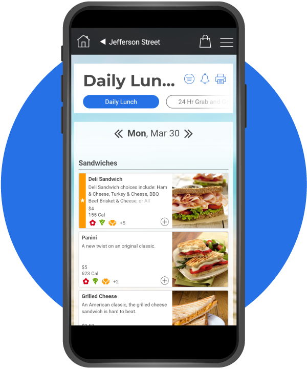 Nutrislice modernizes digital menus with new design and ordering flow